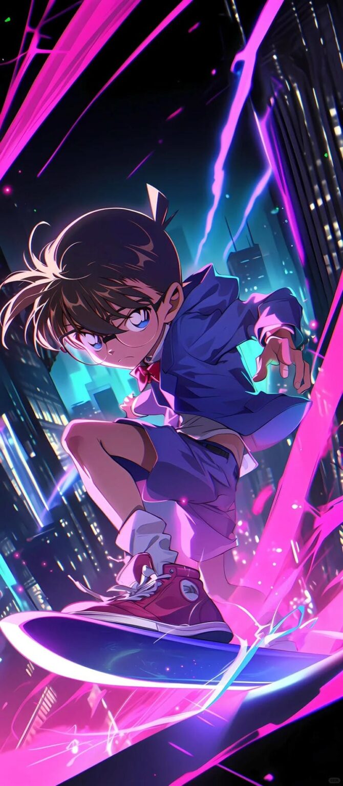 99+ Hình nền Conan 4K lạnh lùng, bí ẩn, cực chất cho fan anime