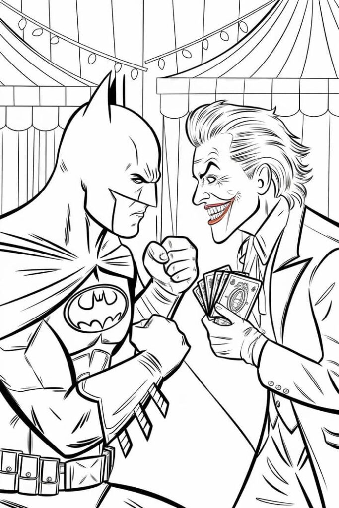 100+ Tranh tô màu Batman đẹp mê ly, phù hợp mọi độ tuổi yêu nghệ thuật
