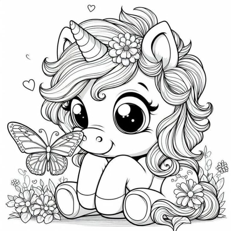 100+ Tranh tô màu Pony đầy màu sắc giúp bé phát triển trí tưởng tượng