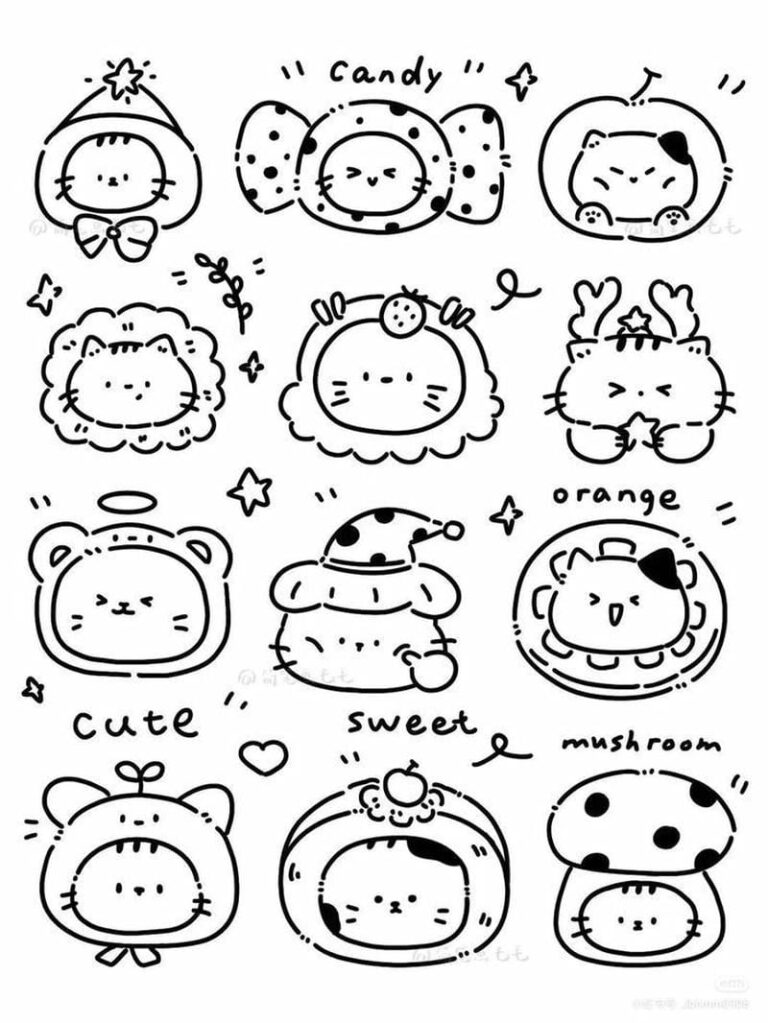 100+ Tranh tô màu sticker siêu đáng yêu cho bé, sáng tạo không giới hạn