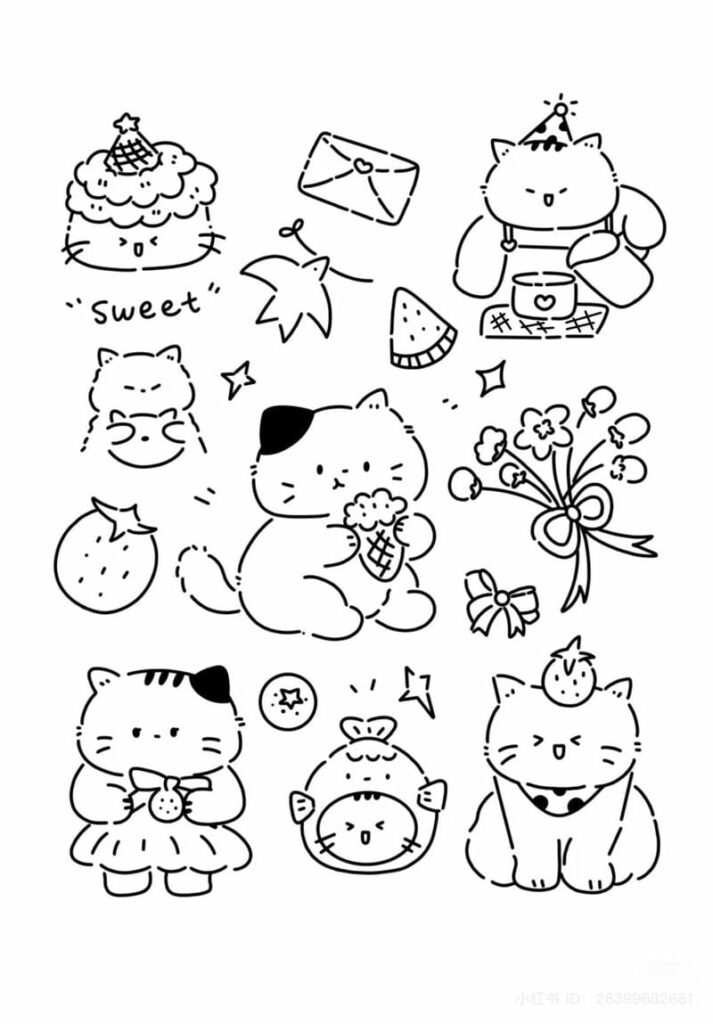 100+ Tranh tô màu sticker siêu đáng yêu cho bé, sáng tạo không giới hạn