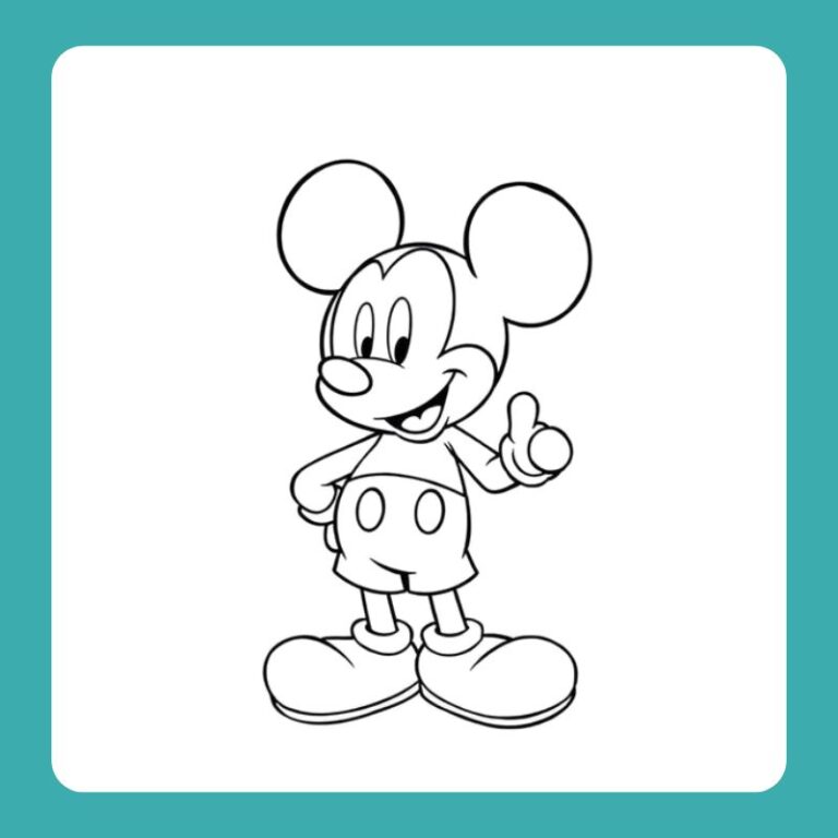 100+ Tranh tô màu chuột Mickey siêu dễ thương cho bé yêu sáng tạo theo ...