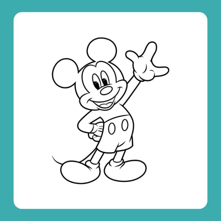 100+ Tranh tô màu chuột Mickey siêu dễ thương cho bé yêu sáng tạo theo ...