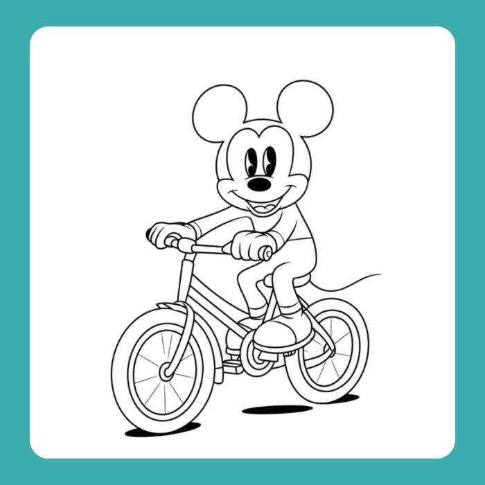 100+ Tranh tô màu chuột Mickey siêu dễ thương cho bé yêu sáng tạo theo ...