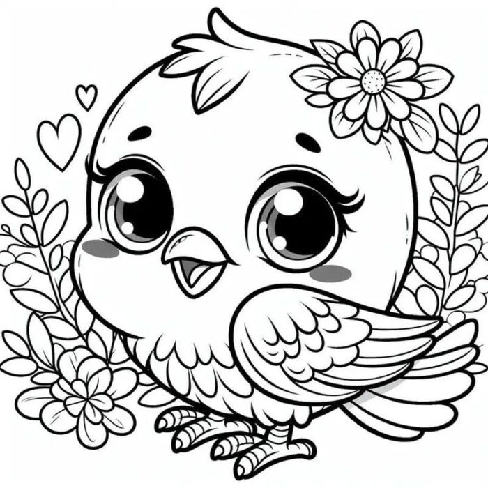 100+ Tranh tô màu con chim dễ thương, độc đáo giúp bé phát triển tư duy ...