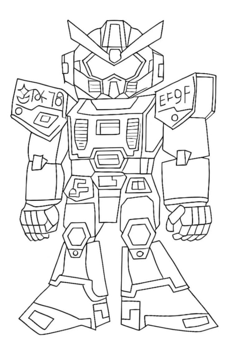 100+ Tranh tô màu robot siêu cute – Khơi dậy đam mê khoa học và công nghệ