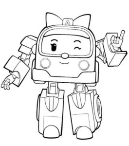 100+ Tranh tô màu robot đẹp cực ngầu cho các bé yêu thích công nghệ