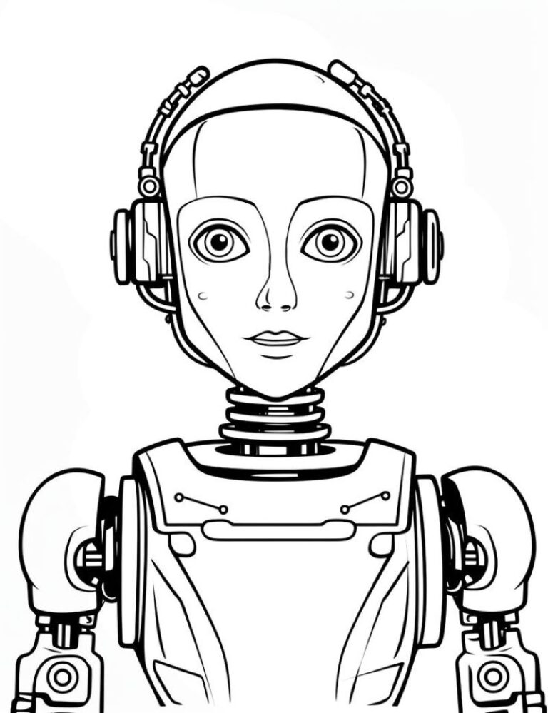 100+ Tranh tô màu robot đẹp cực ngầu cho các bé yêu thích công nghệ
