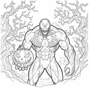 100+ Tranh tô màu Venom cực ngầu cho bé thỏa sức sáng tạo và vui chơi