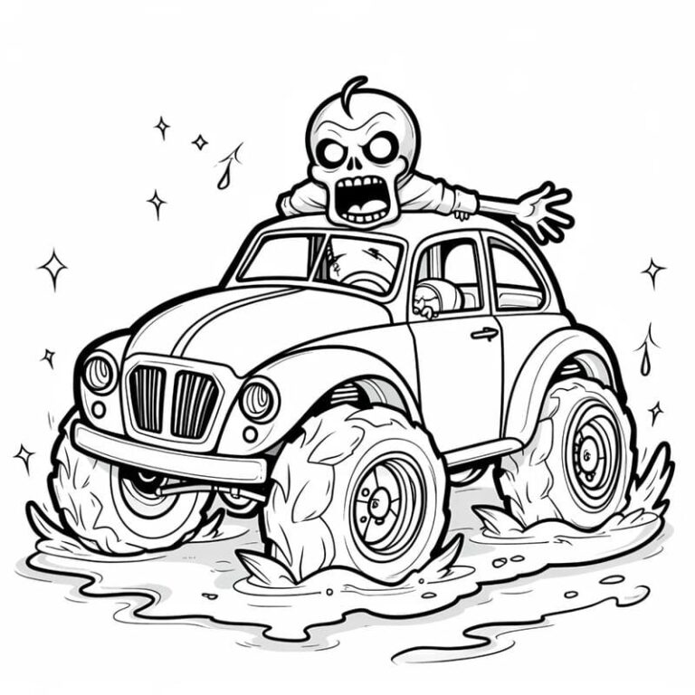 100+ Tranh tô màu zombie đa dạng, rèn luyện kỹ năng tô màu cho bé