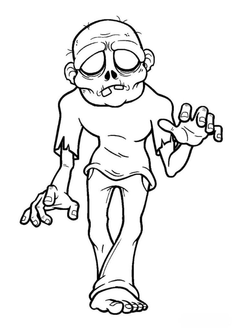 100+ Tranh tô màu zombie đa dạng, rèn luyện kỹ năng tô màu cho bé