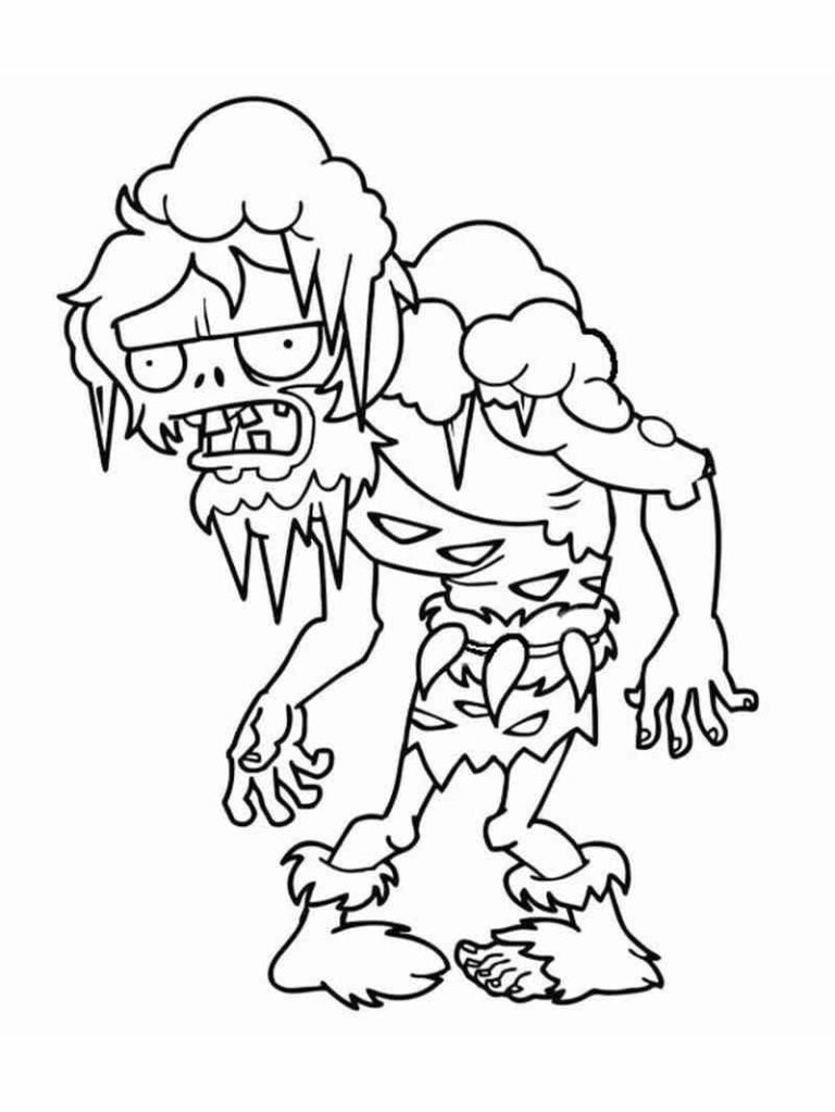 100+ Tranh tô màu zombie đa dạng, rèn luyện kỹ năng tô màu cho bé