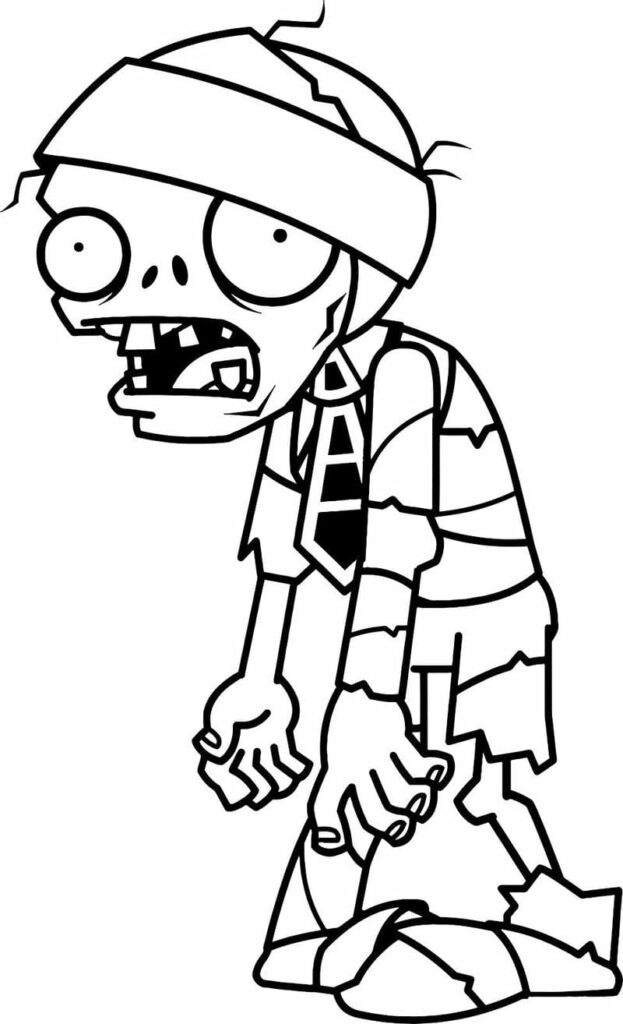 100+ Tranh tô màu zombie đa dạng, rèn luyện kỹ năng tô màu cho bé